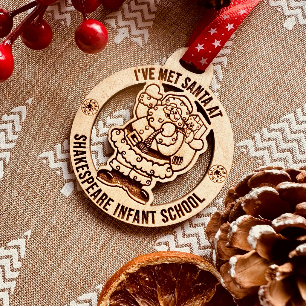 I`ve Met Santa Medal - RainbowRhinoLaser