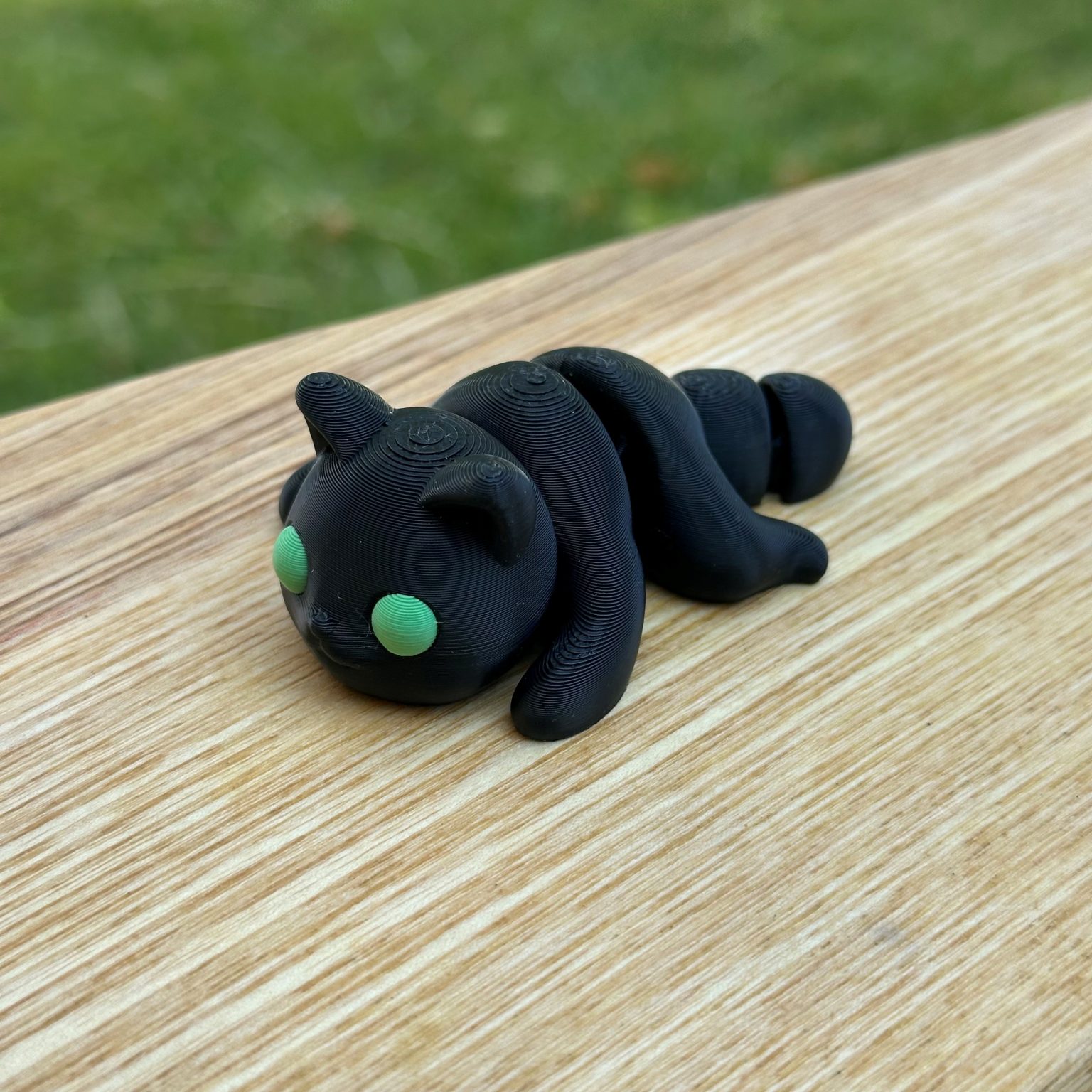 3D Printed Mini Fidget Collectables- Cat - RainbowRhinoLaser