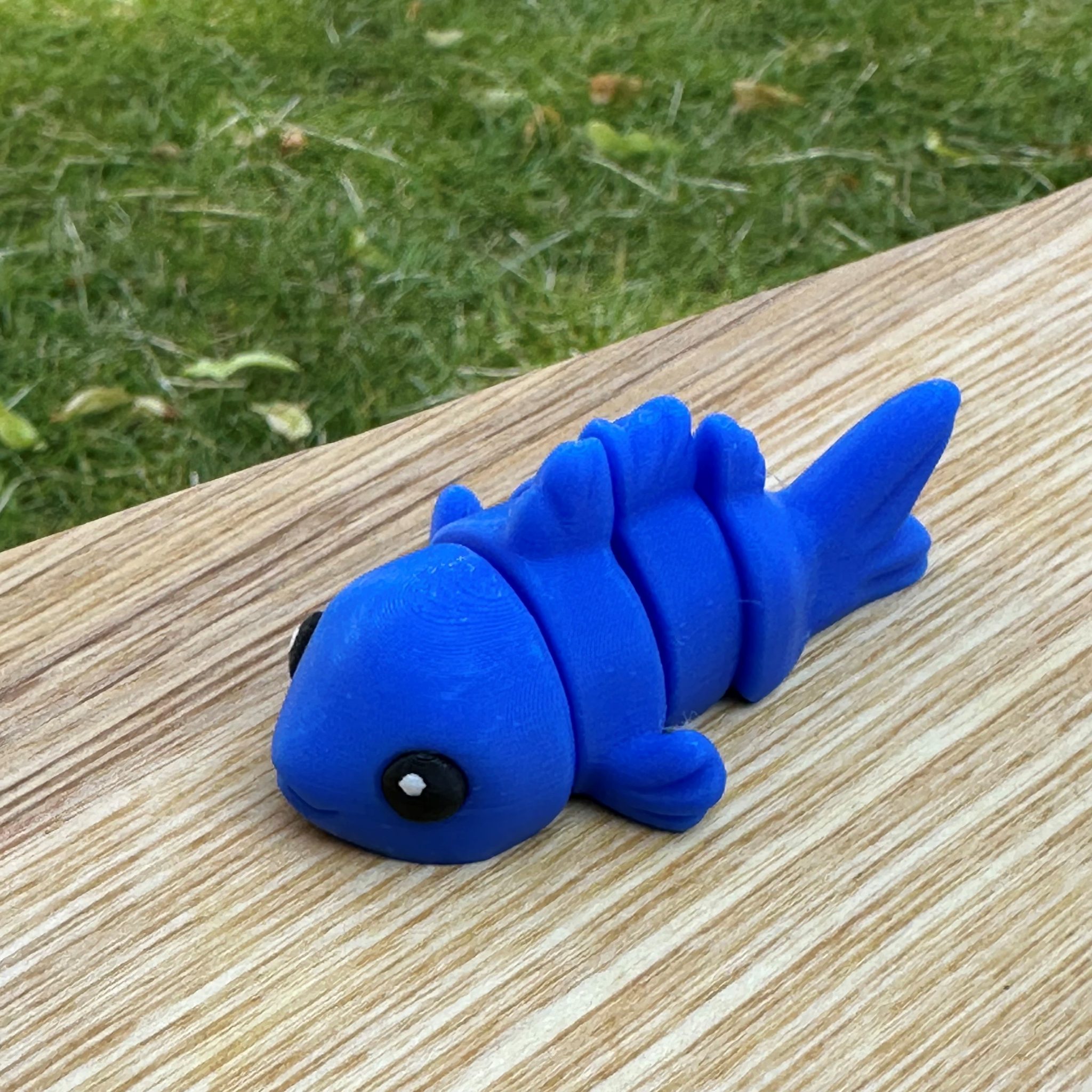 3D Printed Mini Fidget Collectables- Fish - RainbowRhinoLaser