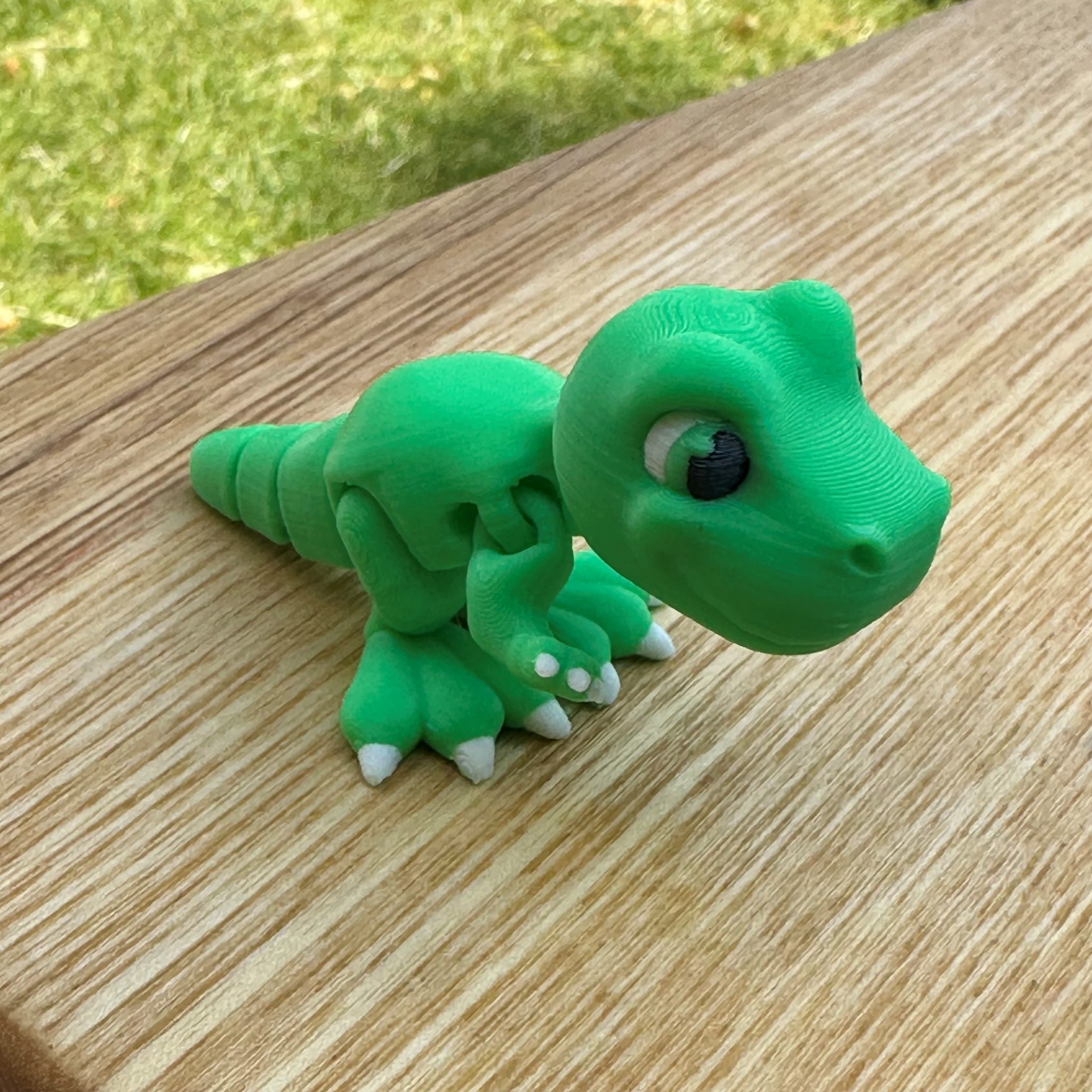 3D Printed Mini Fidget Collectables- T Rex - RainbowRhinoLaser